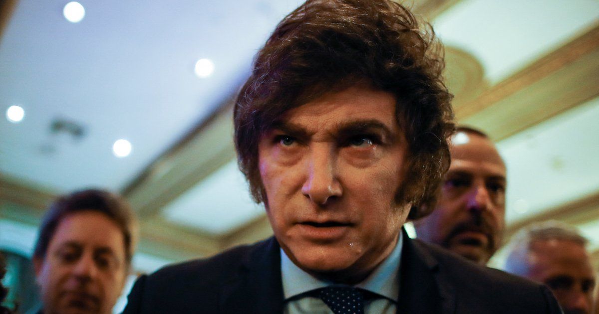 Javier Milei, a cara descubierta