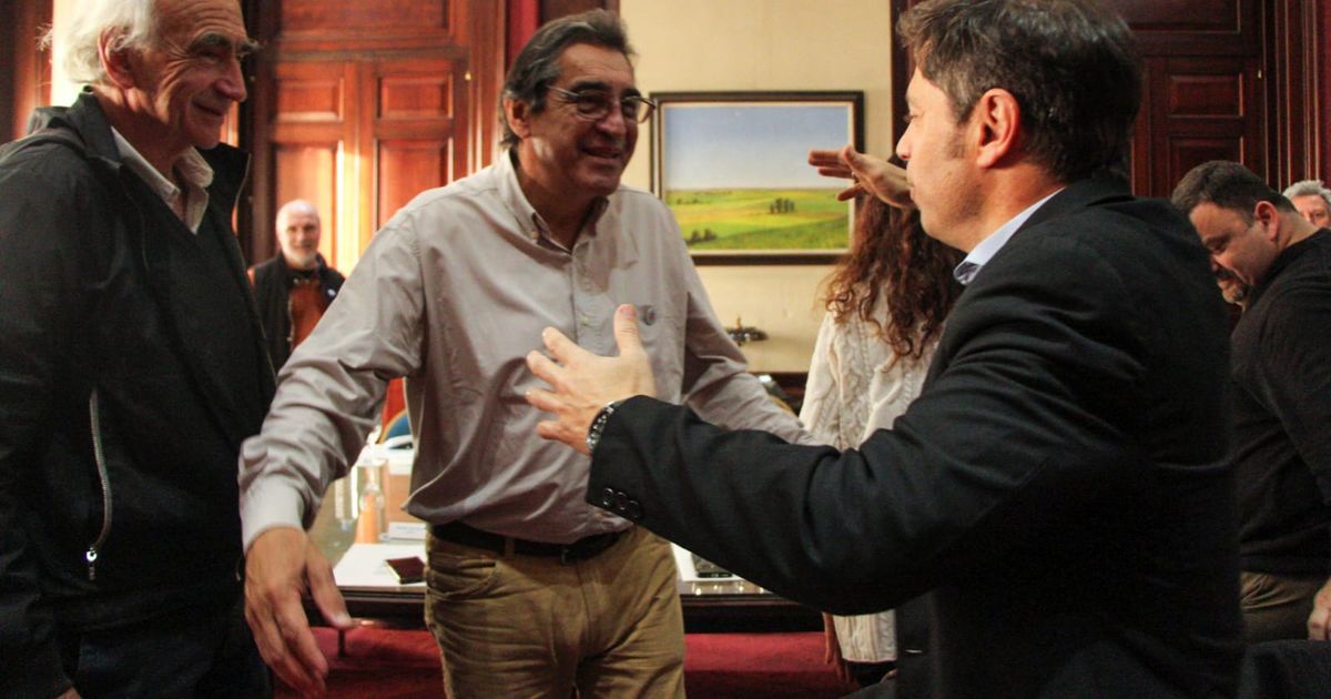 Axel Kicillof recibe a las CTA y refuerza su alianza con los gremios ...