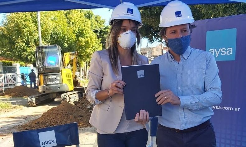 En San Miguel, Aysa reactiva una serie de obras que estaban suspendidas