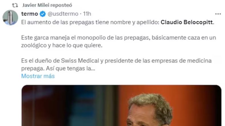 Claudio Belocopitt, de la militancia massista a levantarla con pala con ...