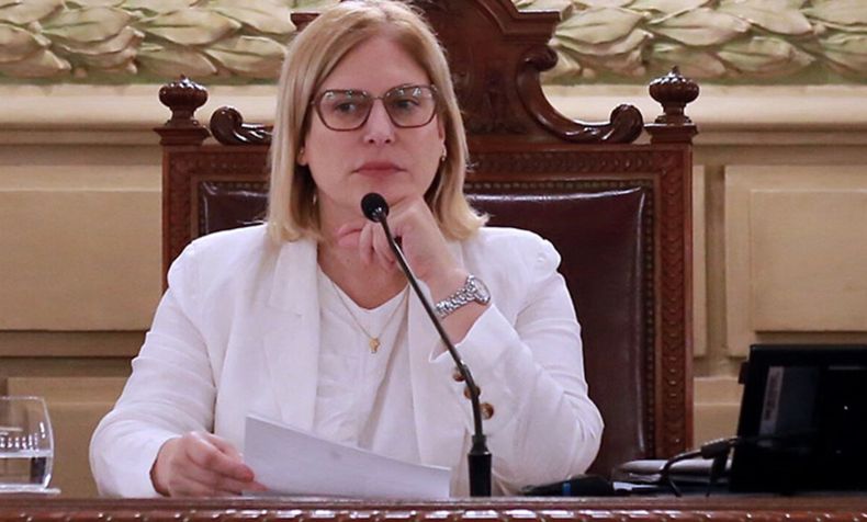 Gisela Scaglia, vicegobernadora y presidente